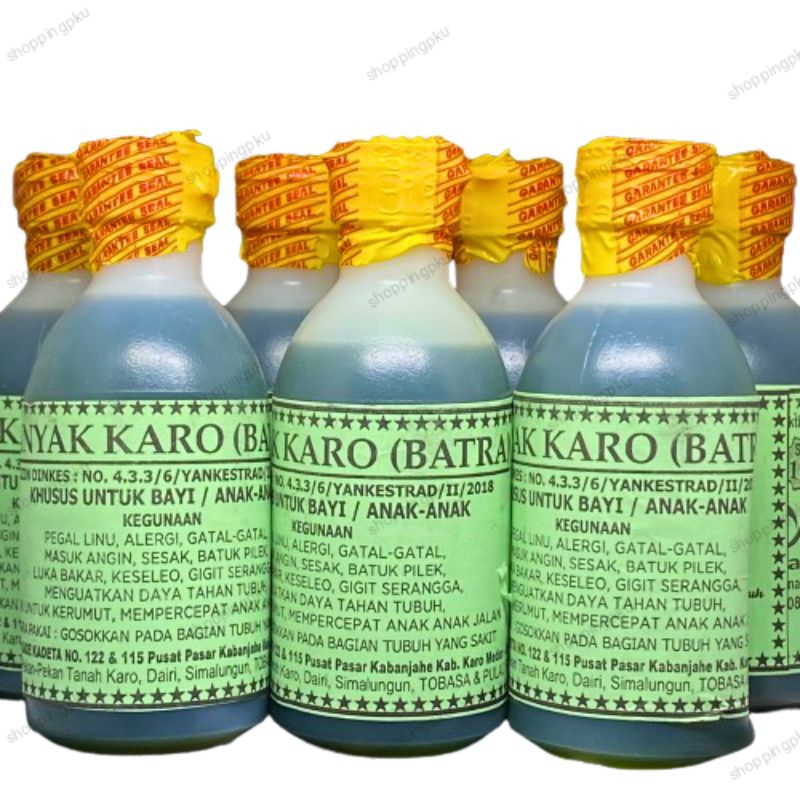 Jual MINYAK URUT KARO KELAPA IJO UNTUK BAYI/ ANAK-ANAK 200ML (MINYAK ...