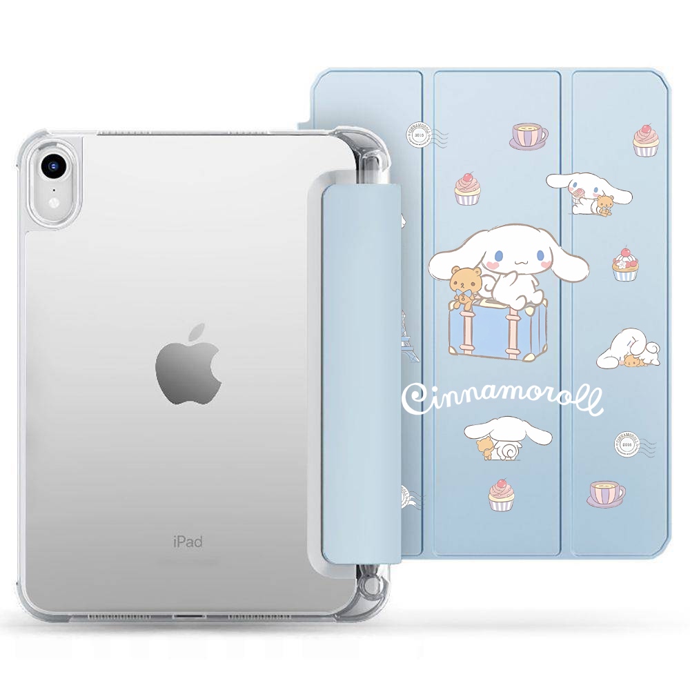 Jual Casing ipad Cinnamoroll Sanrio smart cover custom ipad 7/8/9 air4 ...