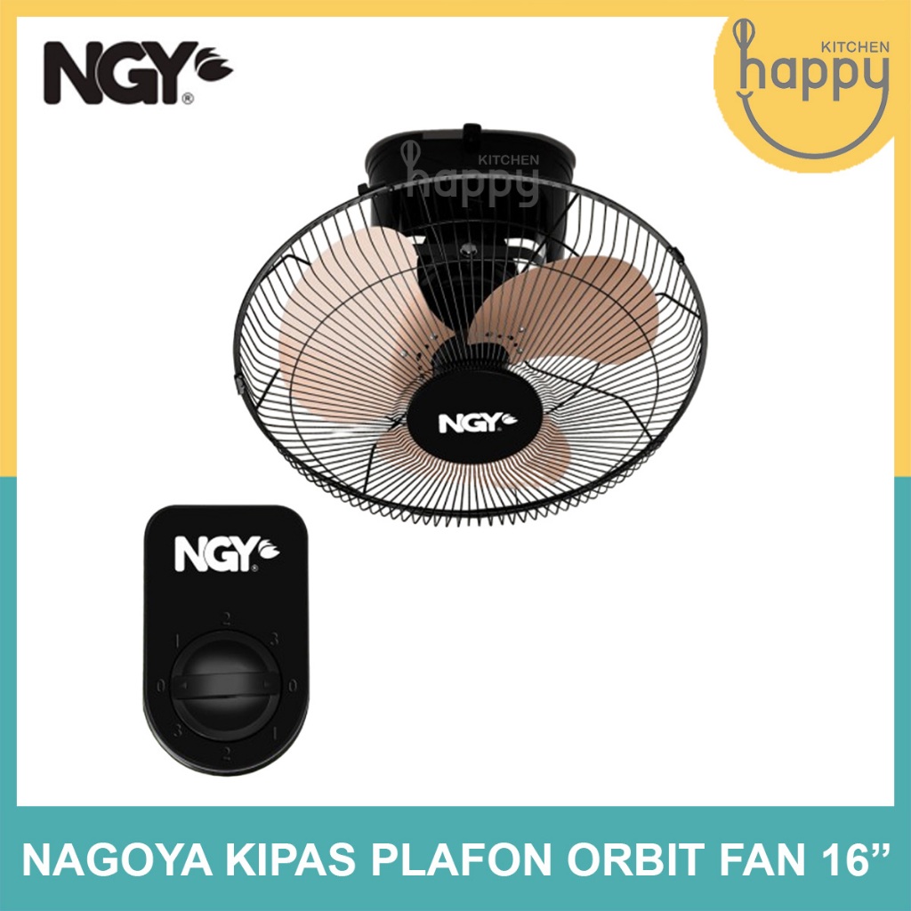 Jual Nagoya Orbit Fan 16 Inch Baling Besi Kipas Angin Plafon Ceiling Fan NG 16 OB | Shopee Indonesia