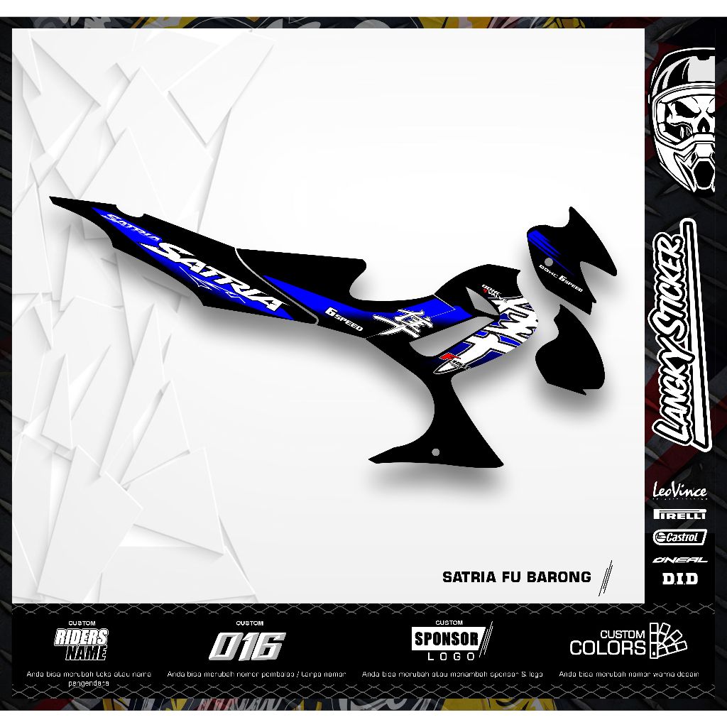Jual Striping/Stiker Satria FU Barong /Satria FU Lama Hayabusa New ...