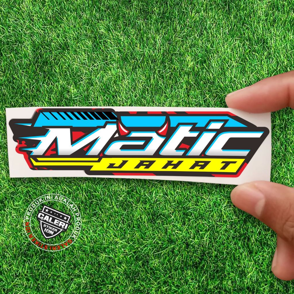 Jual STIKER MOTOR MATIK JAHAT ORIGINAL STIKER PRINCUT CABUT LANGSUNG ...