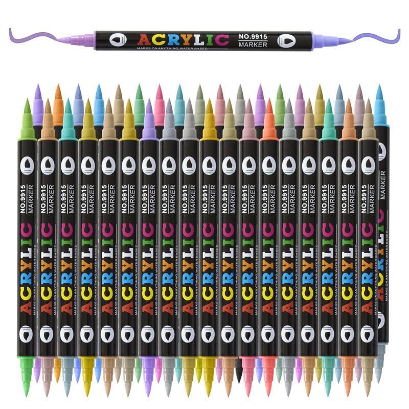Jual [randomstuff] Acrylic Painter Marker Colorful High Quality Spidol ...