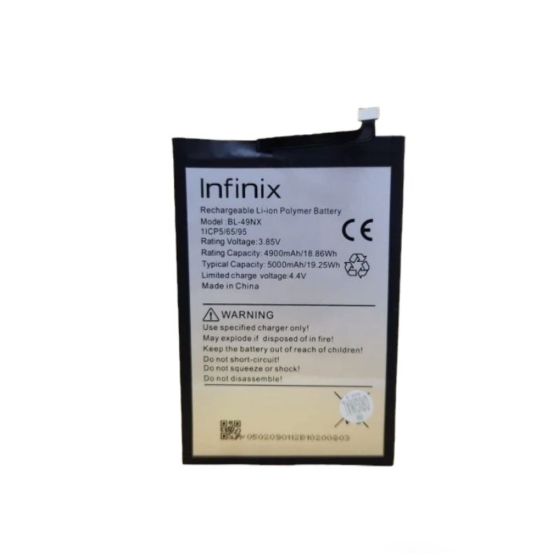 Jual Baterai Batre INFINIX SMART 8 / SMART 8 HD X6525 ORIGINAL Model BL-49NX | Batu Battery ...