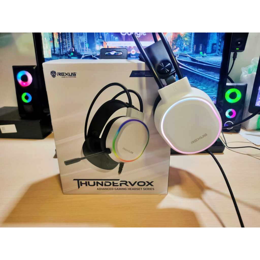 Jual Rexus Headset Gaming Thundervox HX9 RGB USB Plug Surround 7.1 ...