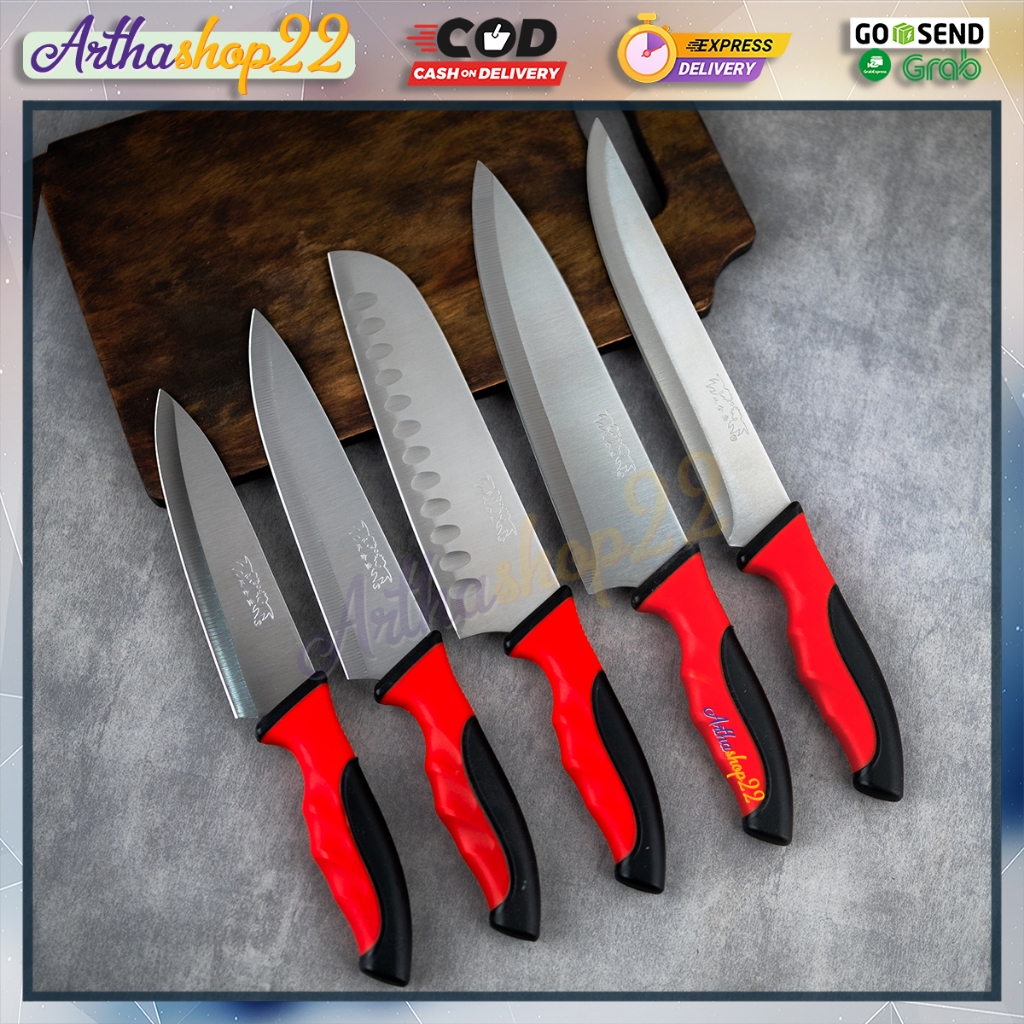 Jual PISAU DAPUR Cap Ikan Chef Knife Goldfish Serbaguna pisau daging ...