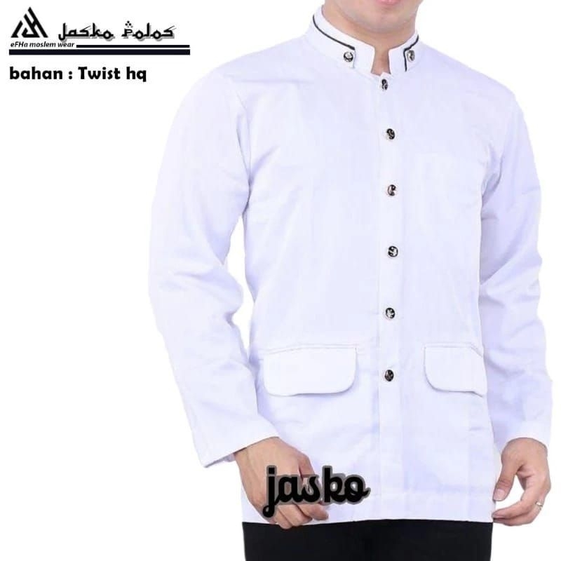 Jual Jasko dewasa polos motif tutup saku jas istimewa | Shopee Indonesia