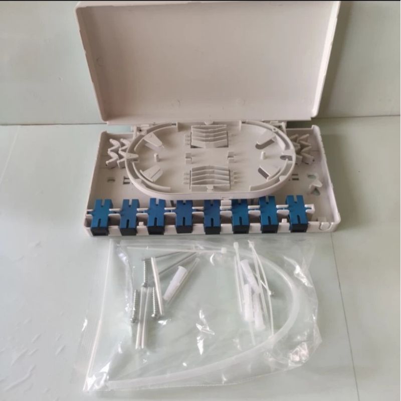 Jual roset 8 core lengkap adapter SC upc | Shopee Indonesia