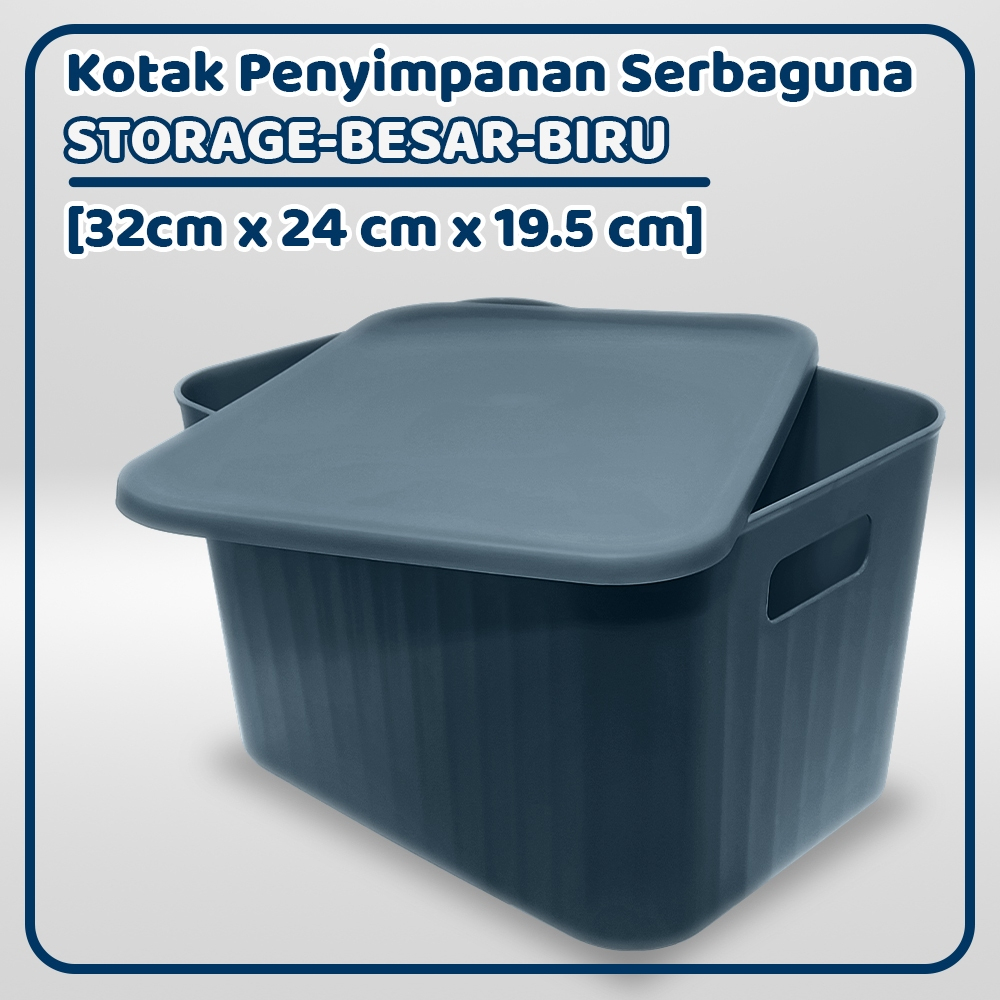 Jual Box Penyimpanan Storage Box Serbaguna Dengan Tutup Kotak ...