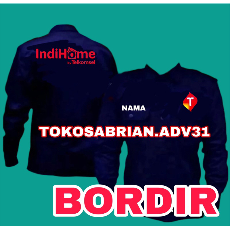 Jual KEMEJA TELKOMSEL SERAGAM TELKOM BAJU KEMEJA INDIHOME BAJU INDIHOME ...