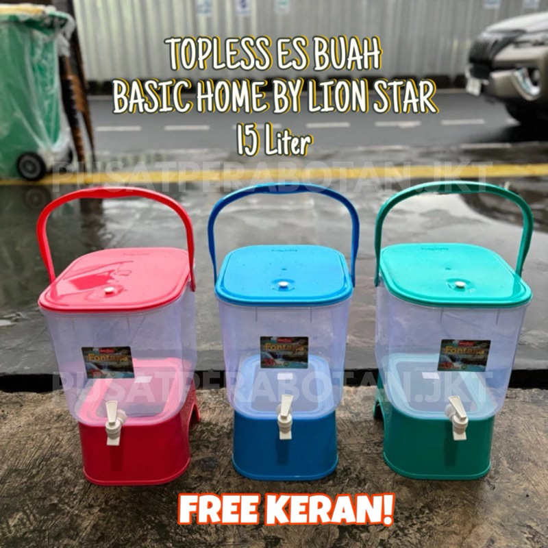 Jual BASIC HOME LION STAR Drink Jar 15 Liter Fontana / Dispenser Air ...