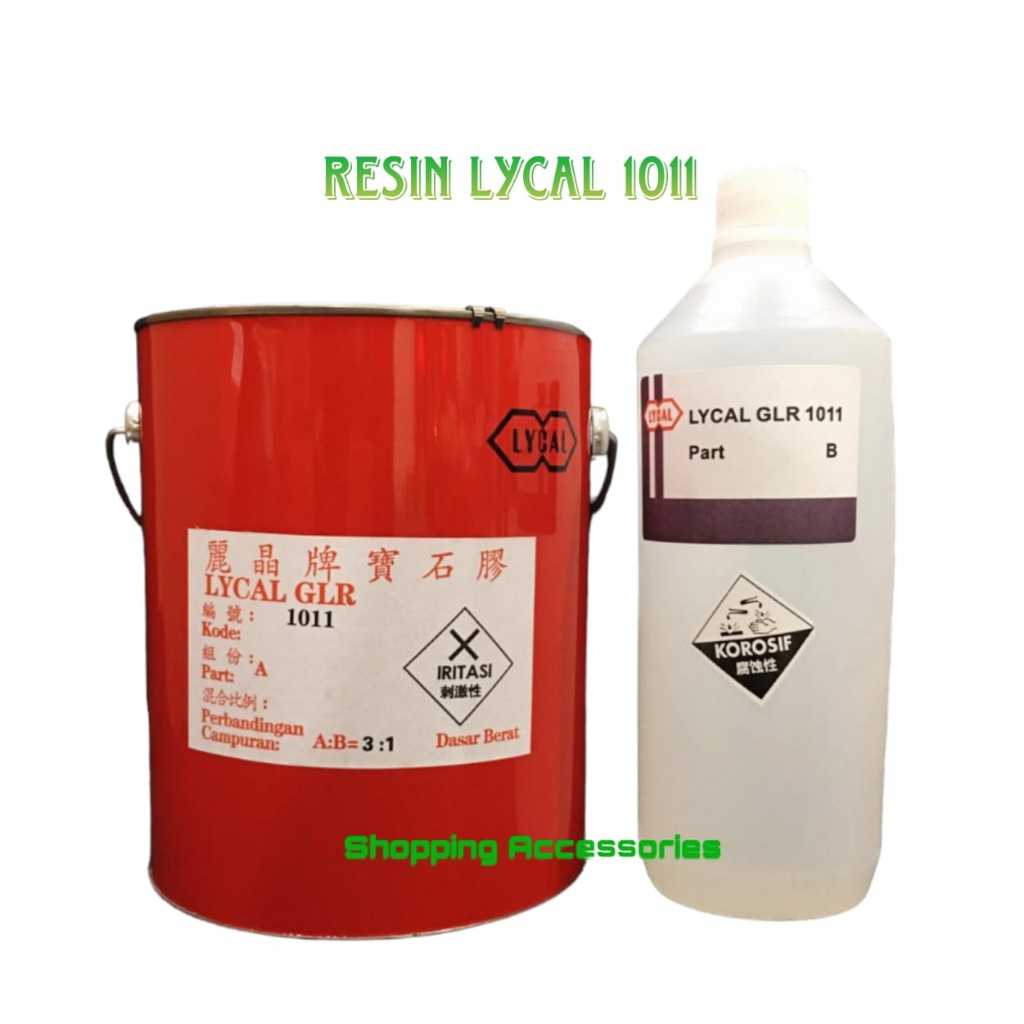 Jual Resin Bening Lycal Keras dgn Katalis - Lycal 1011 - 1 set | Shopee ...