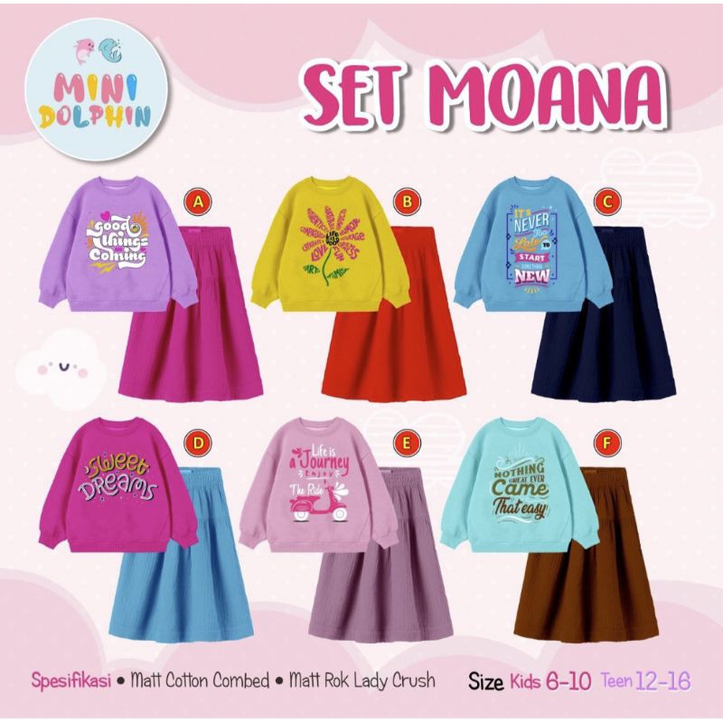 Jual SET MOANA by Mini Dolphin | Shopee Indonesia