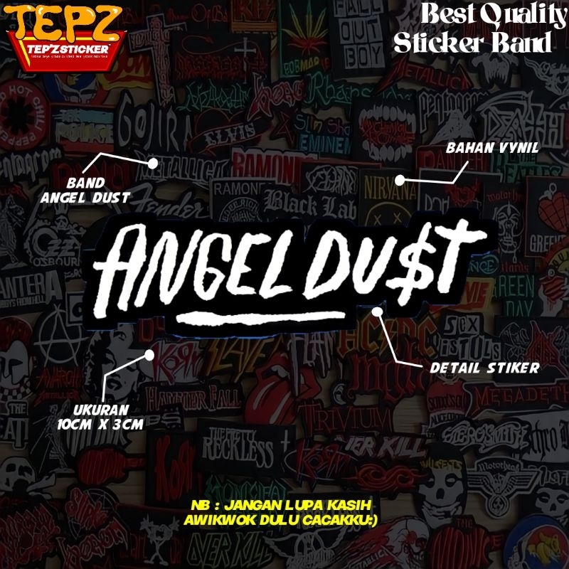 Jual STIKER STICKER (BAND ANGEL DUST) STIKER BAND|STIKER METAL|STIKER ...