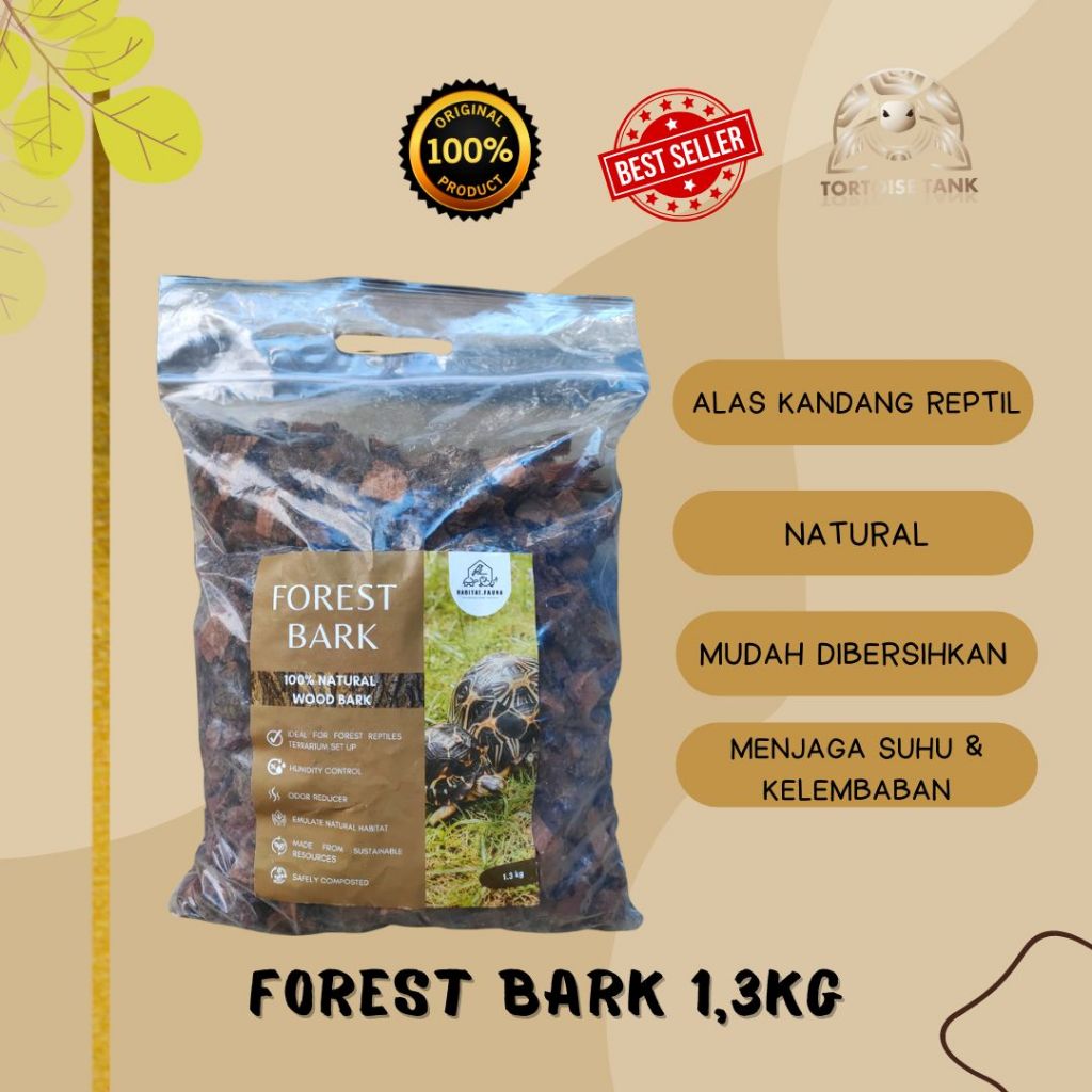 Jual FOREST BARK / Substrate Alas Kandang Reptile Kura Tegu Iguana 1,3 kilogram | Shopee Indonesia