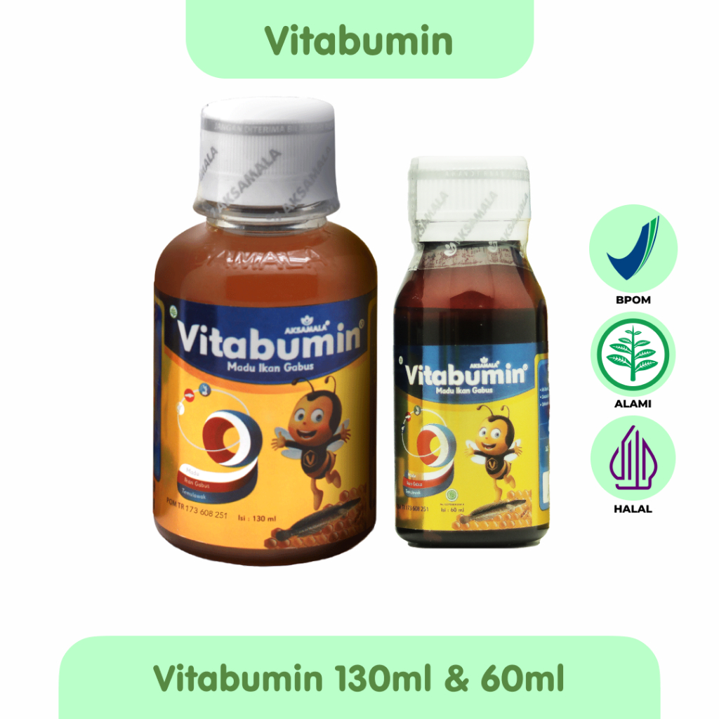 Jual Vitabumin Madu Temulawak Ikan Gabus Penambah Nafsu Makan Anak 60 ...