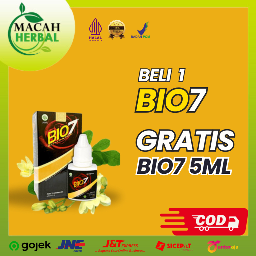 Jual BIO 7 15 ML FREE BIO7 5ML/BIO SEVEN/BIO7/JAMU TETES BIO7 | Shopee ...