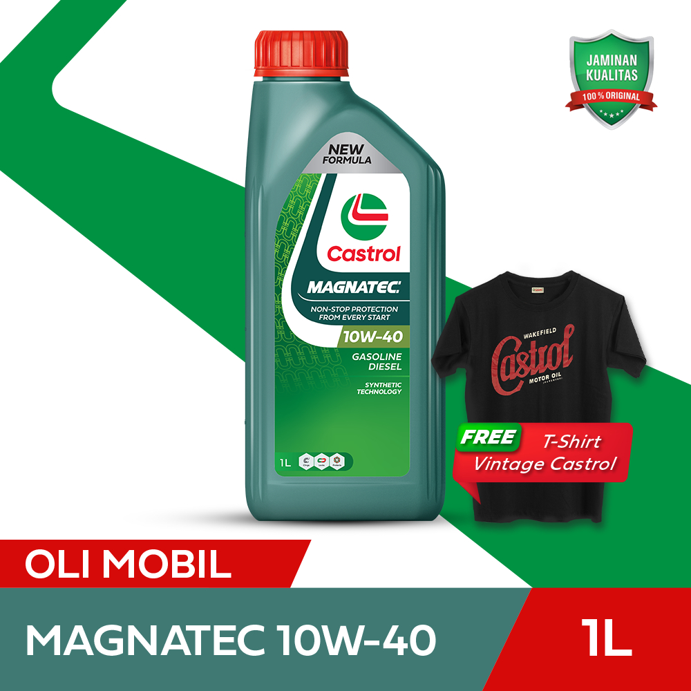 Jual Oli Mesin Mobil Castrol MAGNATEC 10W-40 (1L) | Shopee Indonesia