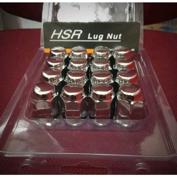 Jual Satu Box Mur Baut Roda Mobil Fujita Ukuran 19x1,5 Chrome Isi 16pcs ...