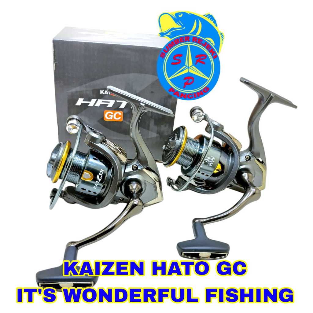Jual Reel Kaizen Hato Gc Power Handle | Shopee Indonesia