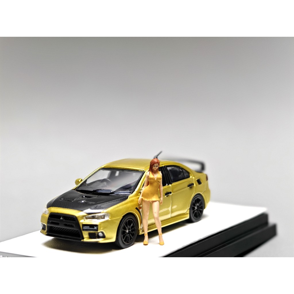 Jual Time Micro Mitsubishi Lancer Evolution X Gold Carbon Hood Limited ...