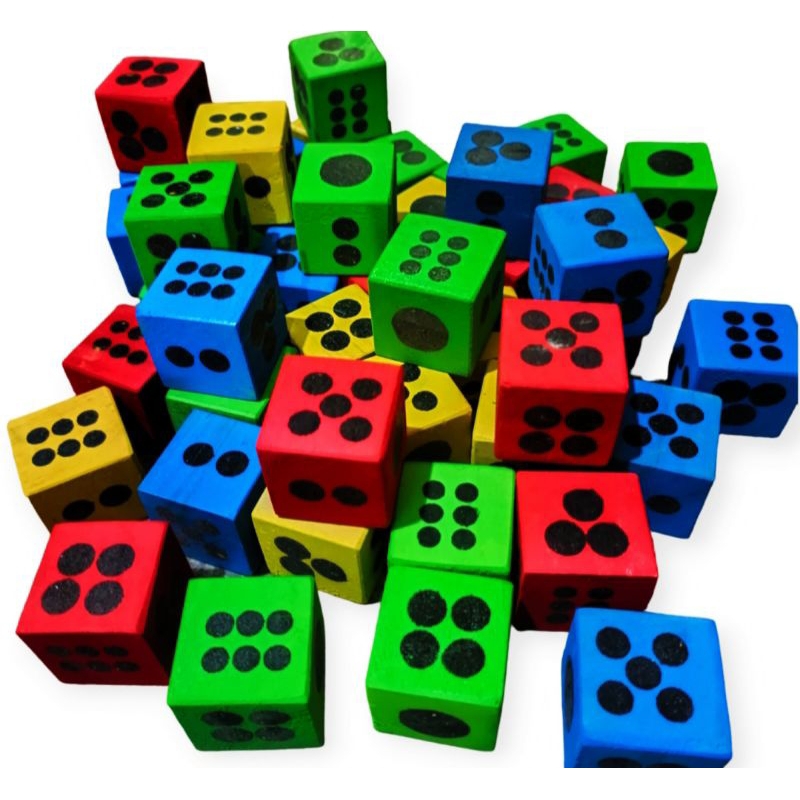 Jual Mainan Edukasi Anak Balok Warna Warni ukuran 3x3x3 cm / Susun ...