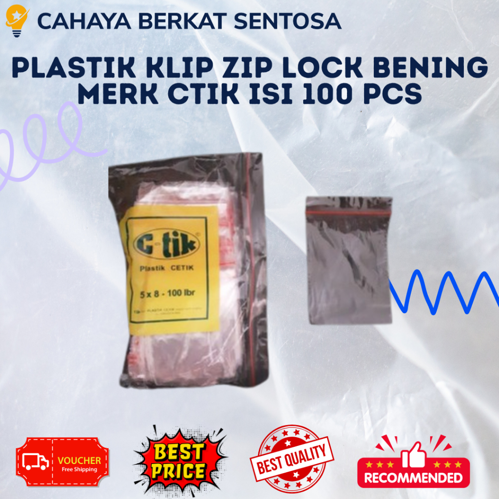 Jual Plastik Klip Zip Lock Ctik uk 4x6 5x8 7x10 100pcs | Shopee Indonesia