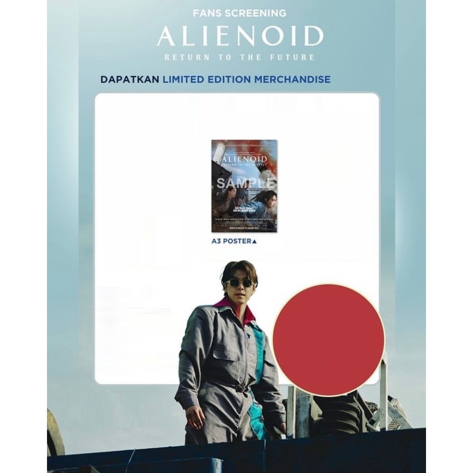 Jual Alienoid: Return to the Future x CGV Official Fans Screening A3 ...