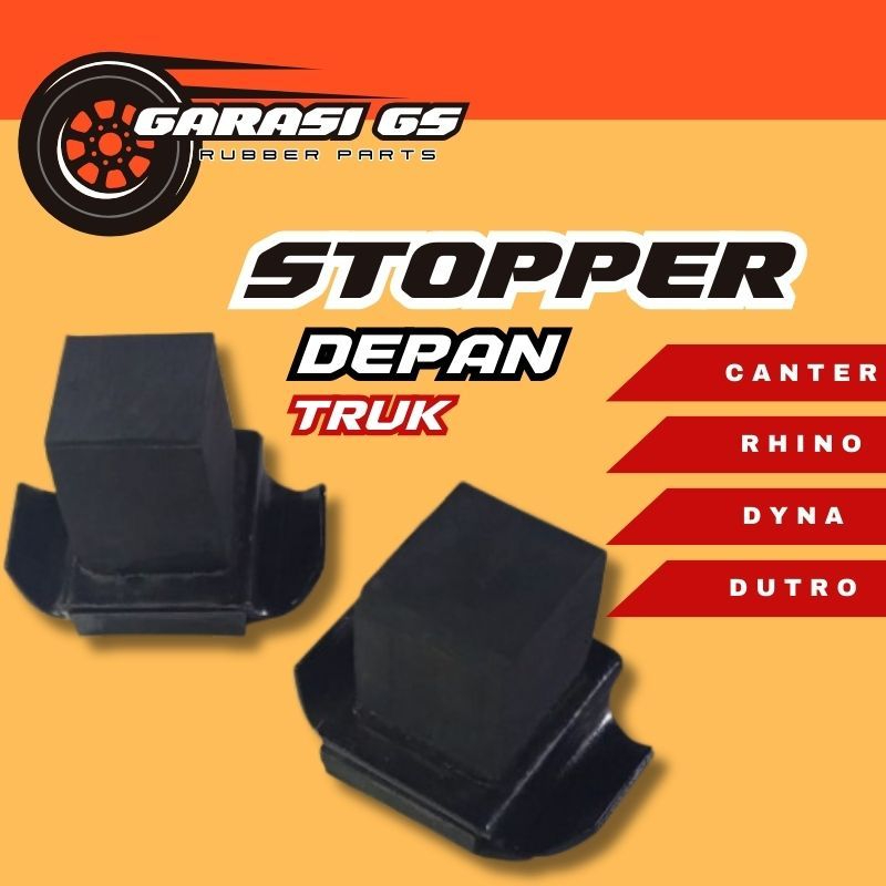 Jual Sparepart Mobil Rubber/Karet Stopper Depan Truk Canter Rhino Dyna ...