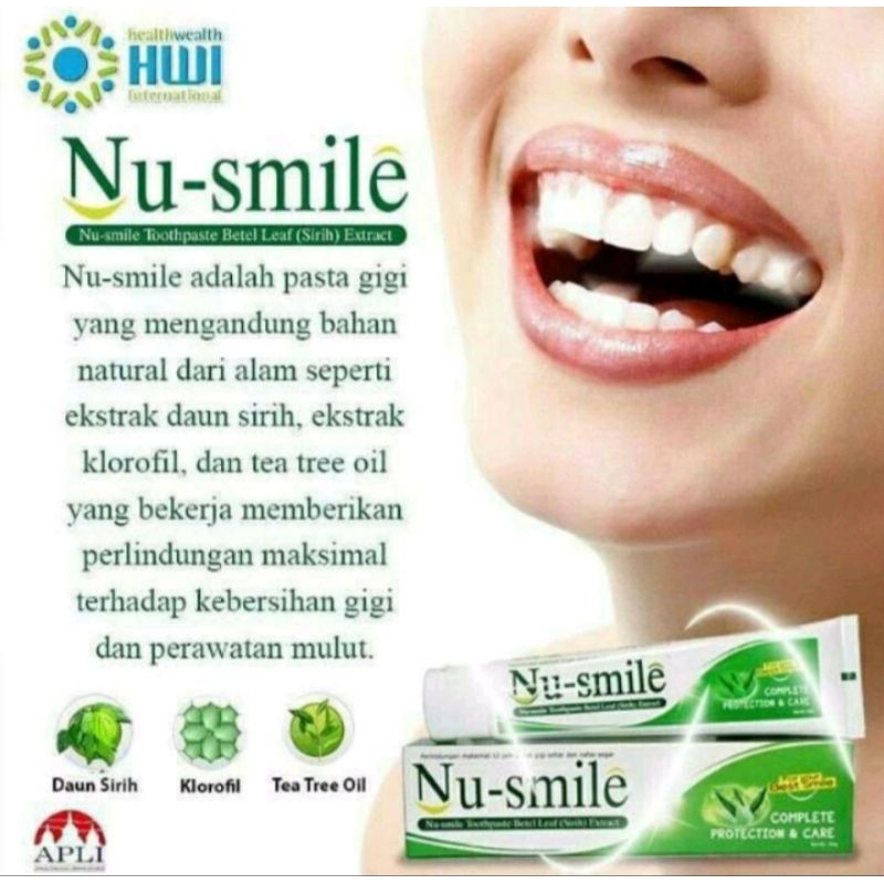Jual Nu-smile toothpaste original HWI | Shopee Indonesia