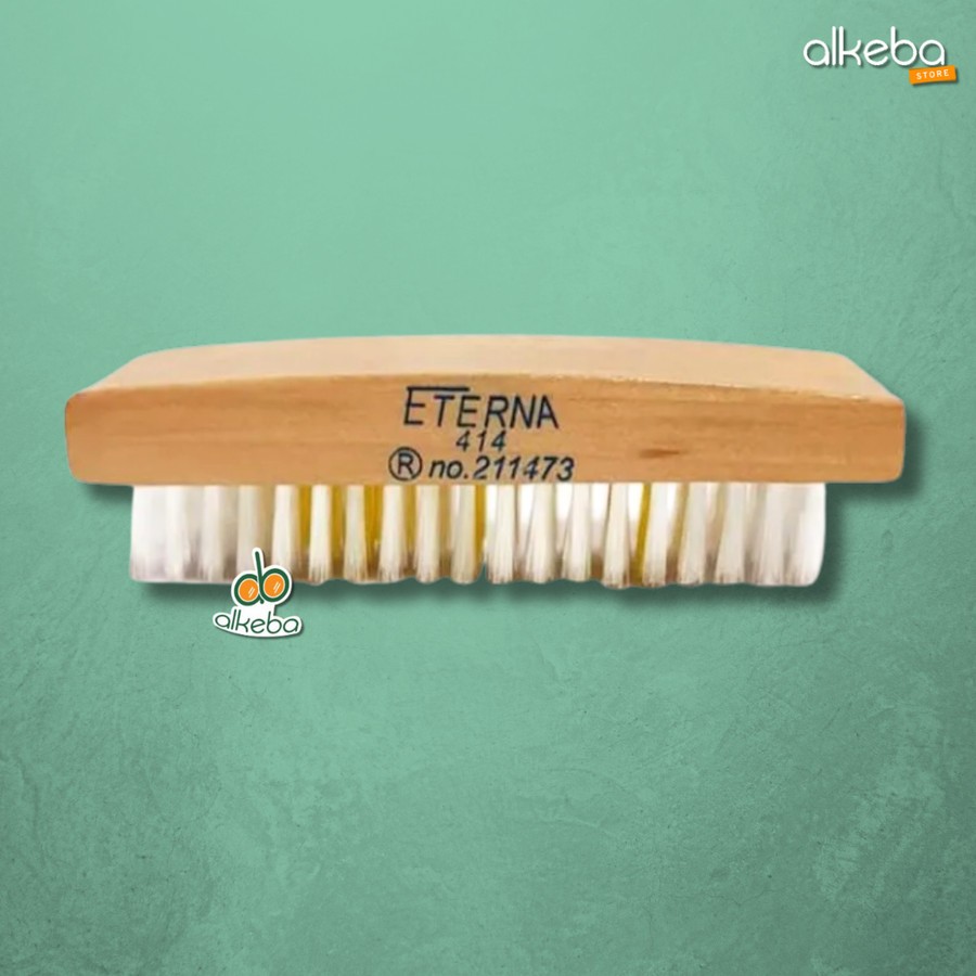 Jual Sikat tangan nilon halus gagang kayu merk ETERNA cuci baju ...