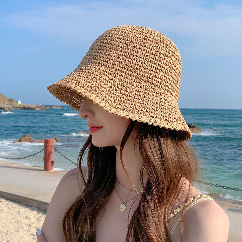 Jual Caliloops Topi Bucket Hat Rajut Baifern Wanita Korean Style Hatfield | Shopee Indonesia