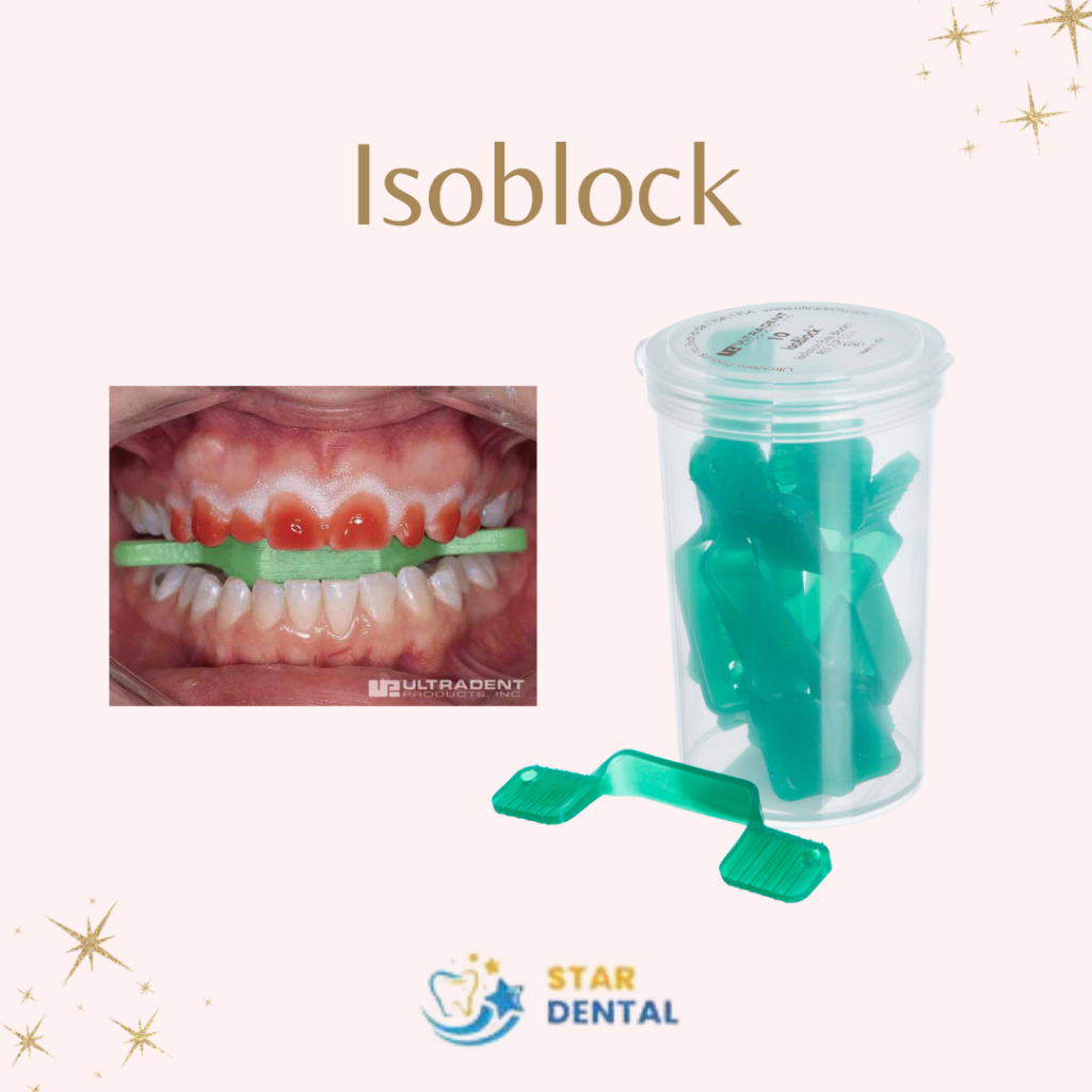 Jual Isoblock Whitening Bleaching Bite Block Ultradent 1pc | Shopee ...