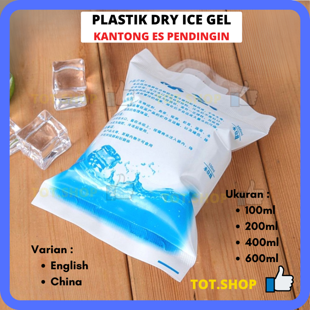 Jual [ECER] Ice Gel Pack English/China Kantong Es Pendingin Makanan ...