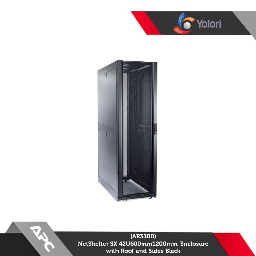 Jual APC NetShelter SX Server Rack Enclosure 42U Black AR3300 | Shopee ...