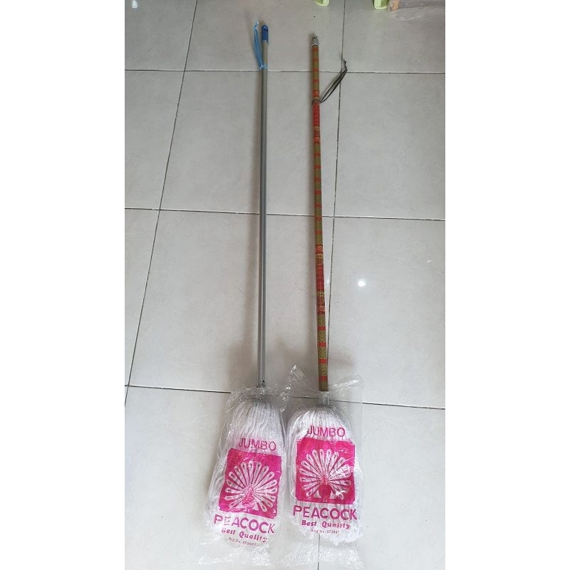Jual Pel Lantai Peacock Sumbu Tangkai Kayu/Besi | Shopee Indonesia