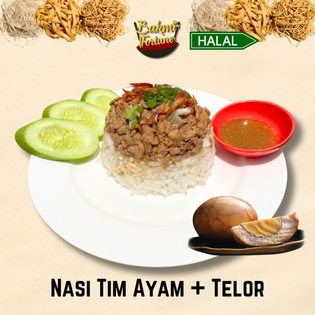 Jual Nasi Tim Ayam Halal Telur Pindang Telur Kecap | Shopee Indonesia