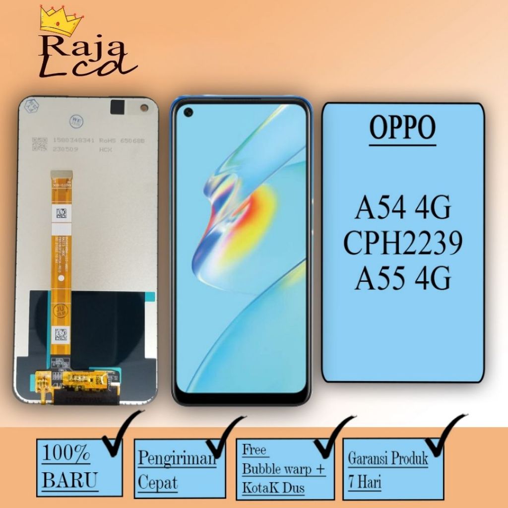 Jual [ORIGINAL] LCD OPPO A54 4G CPH2239 A55 4G FULLSET TOUCHSCREEN GARANSI RESMI | Shopee Indonesia