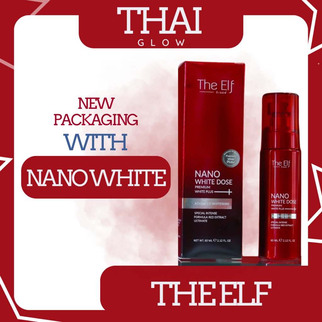 Jual [THAIGLOW] THE ELF NANO WHITE BODY SERUM THAILAND | THE ELF ...