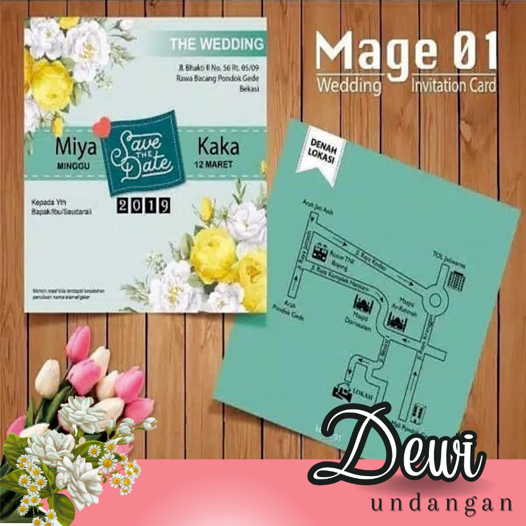 Jual Blangko Undangan Nikah atau Kertas Undangan Pernikahan Mage ...