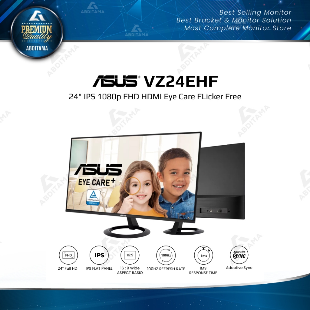 Jual Monitor LED ASUS VZ24EHF 24" IPS 1080p FHD HDMI Eye Care FLicker ...