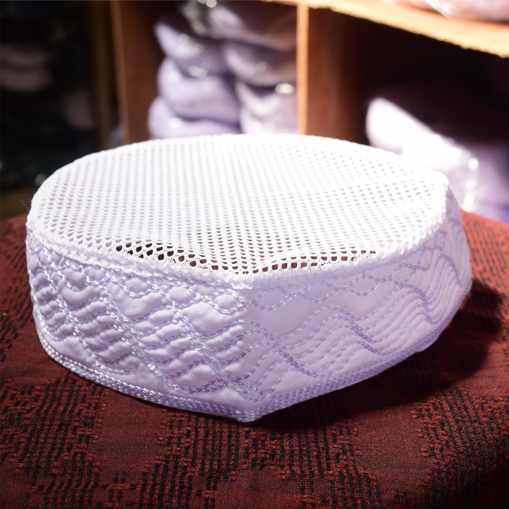 Jual Peci Madinah Jaring Pendek Tinggi 6cm Atas Full Jaring Peci ...