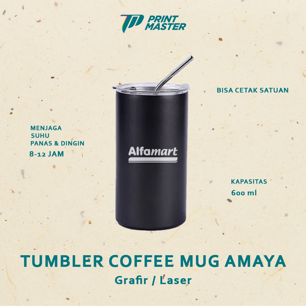 Jual Coffee Stainless Mug Amaya Custom Gelas Kopi Laser Grafir ...