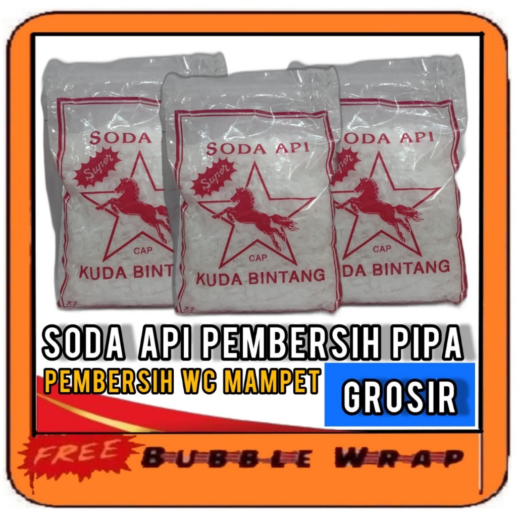 Jual [GROSIR] Soda Api Cap Kuda Bintang / Obat Anti Sumbat 1/2KG Soda ...