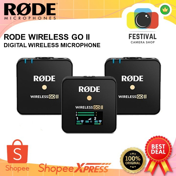 Jual Rode Wireless GO II Dual Channel Wireless Microphone System | Shopee Indonesia