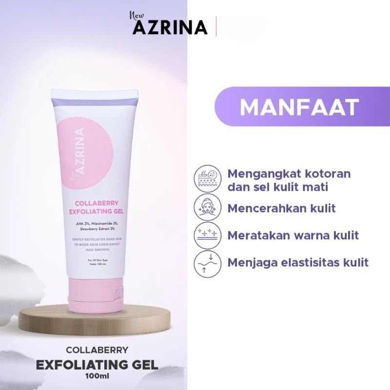 Jual Azrina Collaberry Body Exfoliating Gel 100ml | Shopee Indonesia