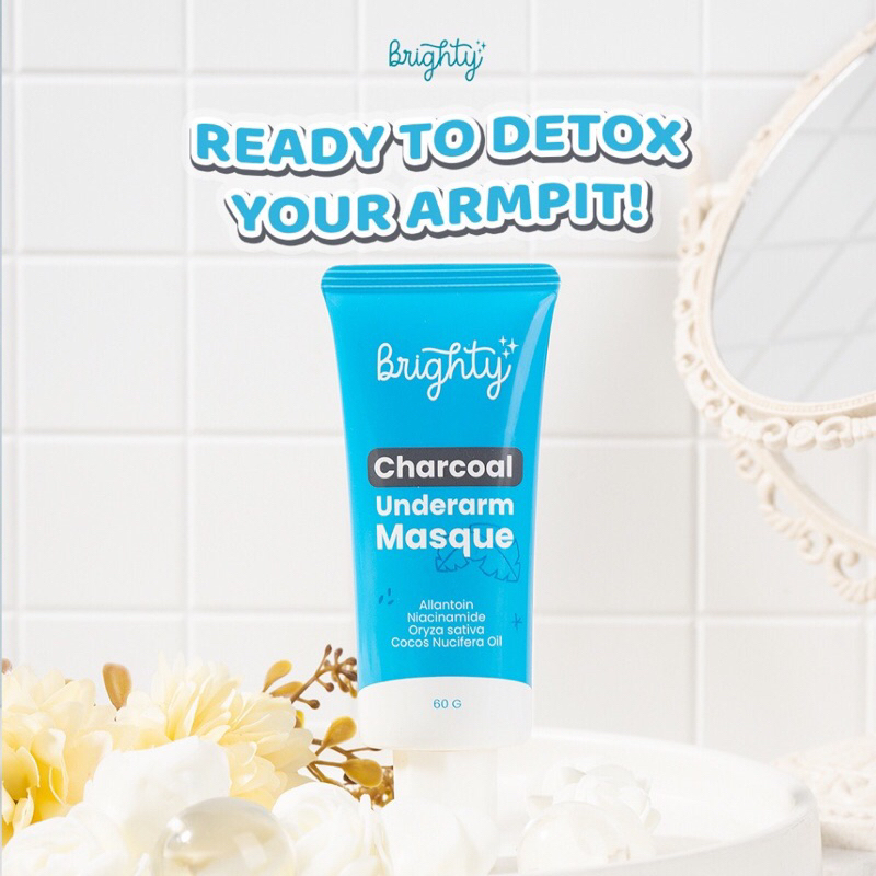 Jual Brighty Underarm Scrub 80g / Glowing Underarm 30ML | Shopee Indonesia