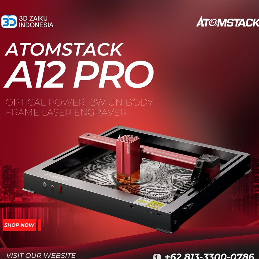 Jual Original Atomstack A12 Pro Unibody Laser Engrave Machine Full Terakit Shopee Indonesia