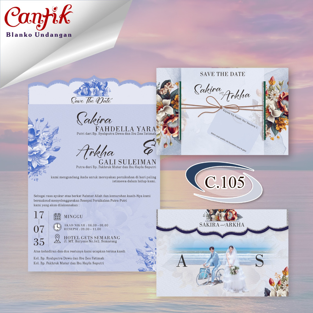 Jual Cantik 105 Blanko Undangan | Undangan Murah | Blangko Undangan | Shopee Indonesia