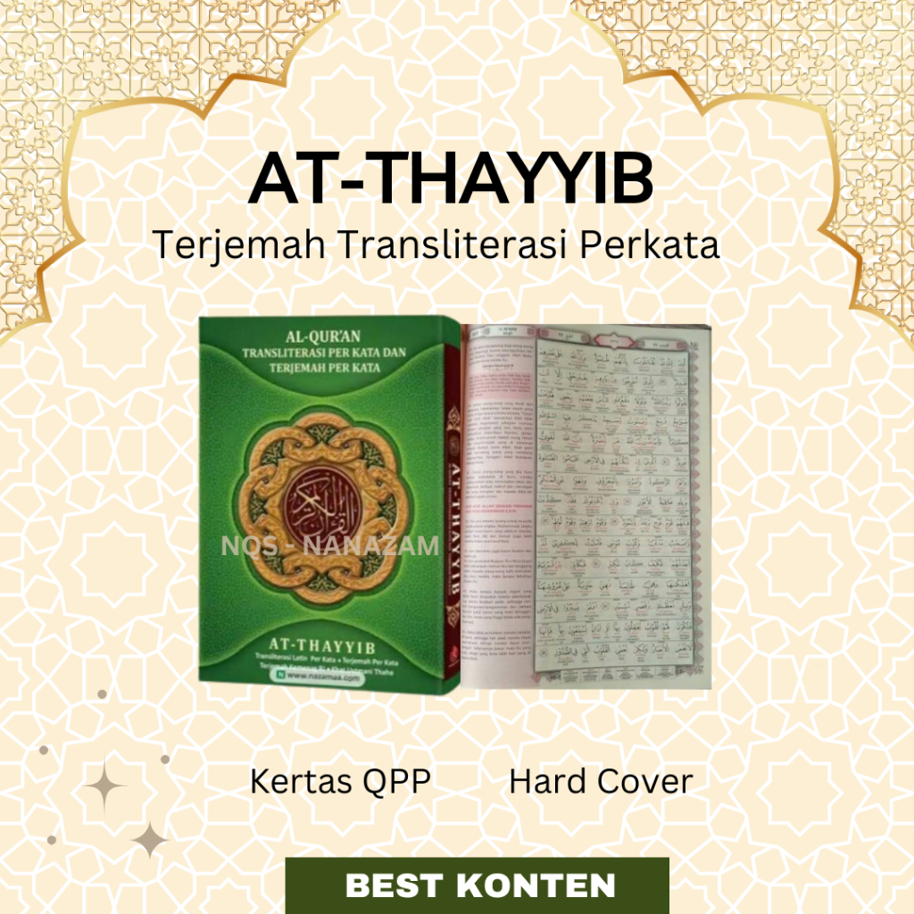 Jual Al Quran At-Thayyib Terjemah Perkata Ukuran A4 HC Original ...