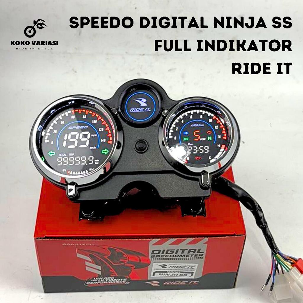 Jual Speedometer Ninja SS RX King Digital Spido Spidometer RX Z Full ...